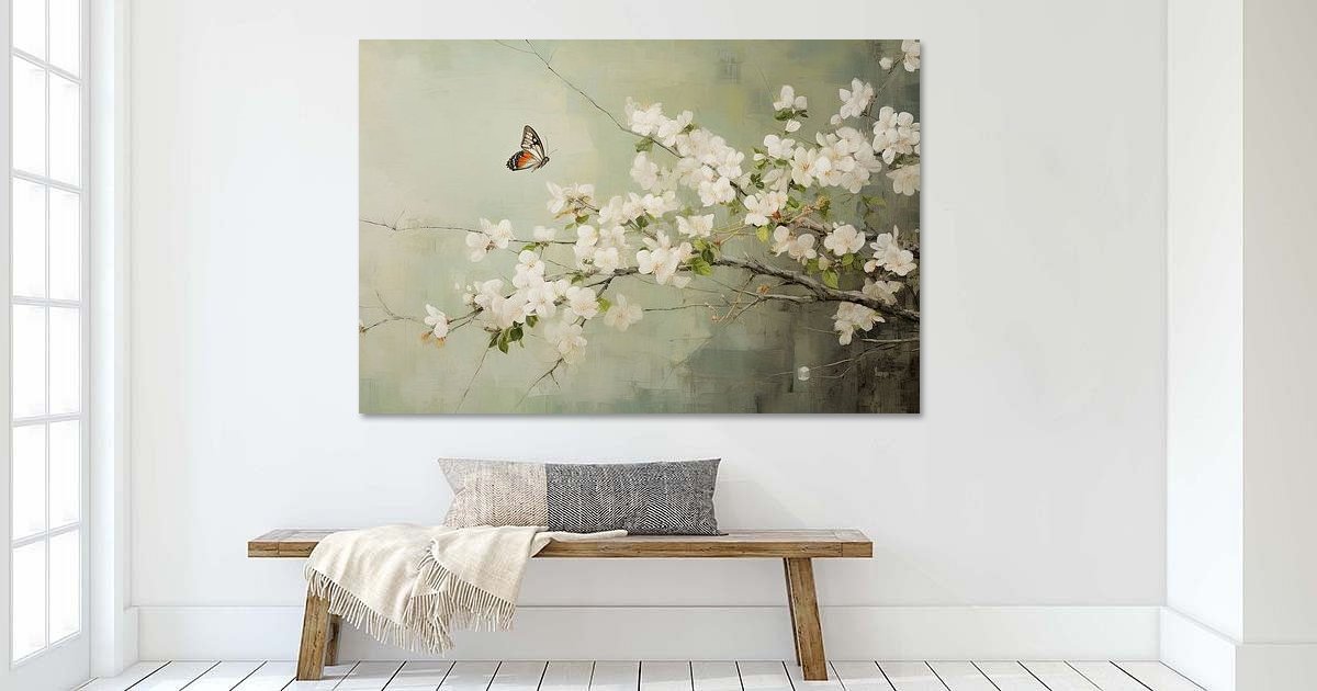 Bloesem | Bloesem van De Mooiste Kunst op canvas, behang en meer